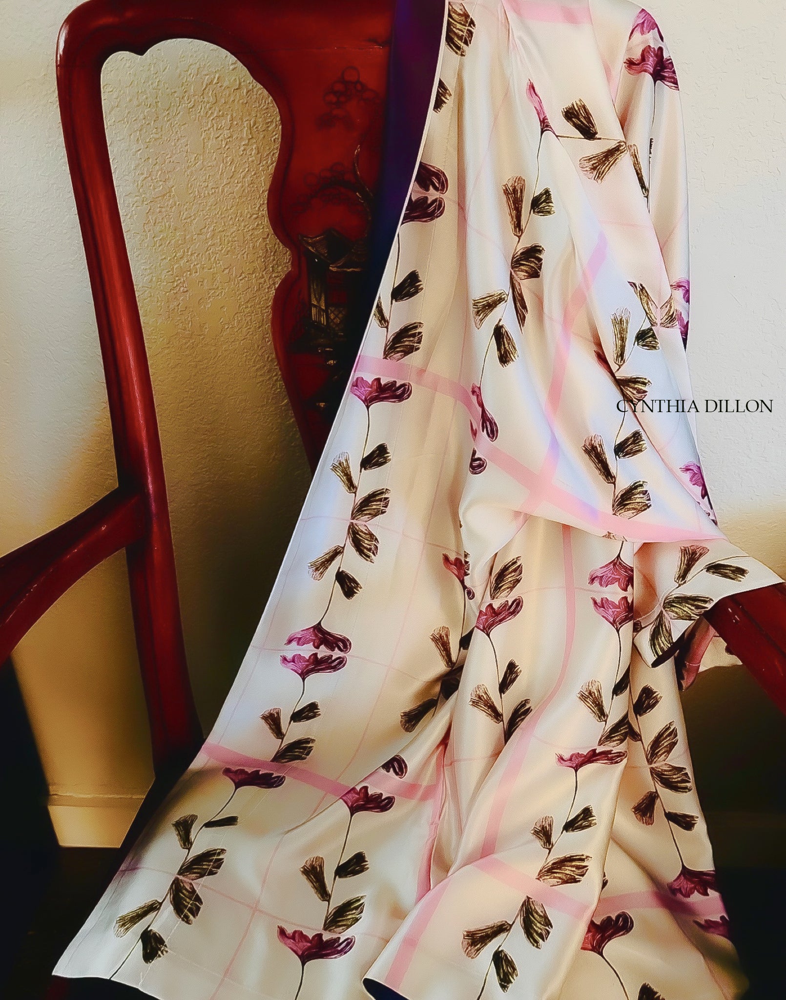 Kimono ~ A Flower...like no Other...Kimono in 100% Silk – DiolunDesigns